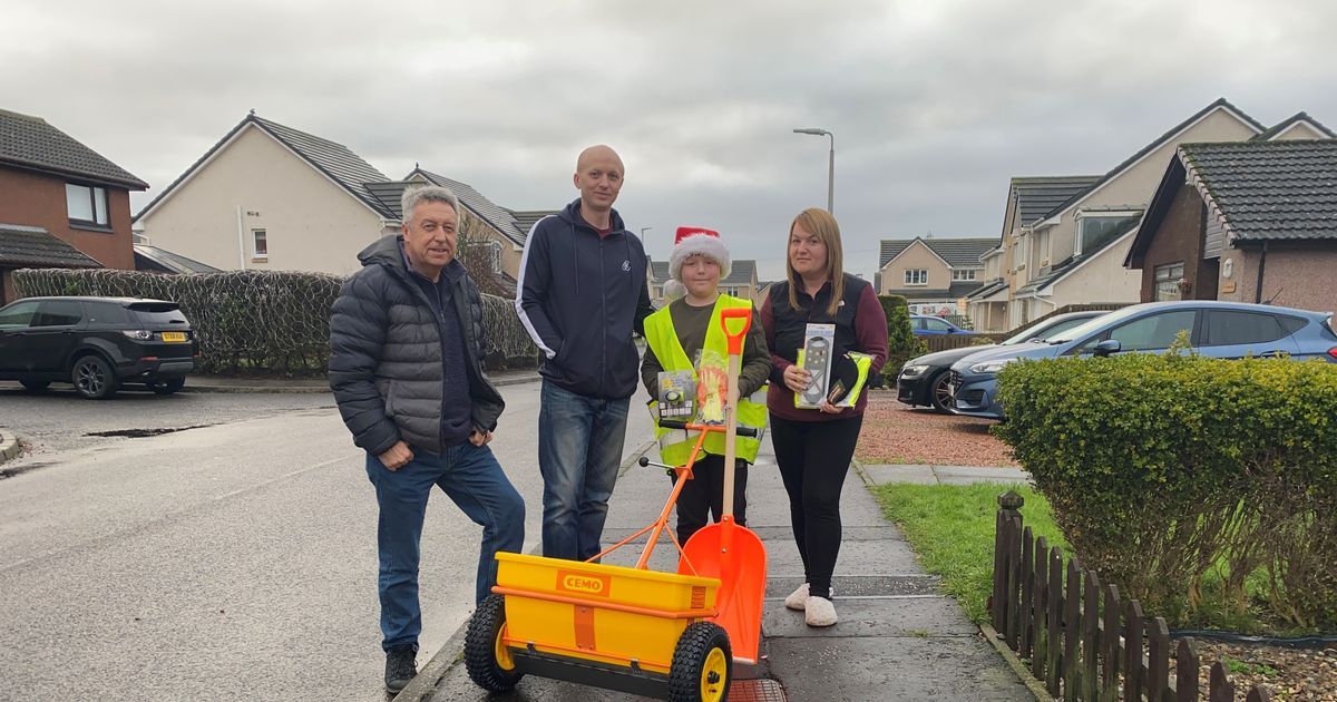 Kind-hearted Perthshire kid hailed for gritting…
