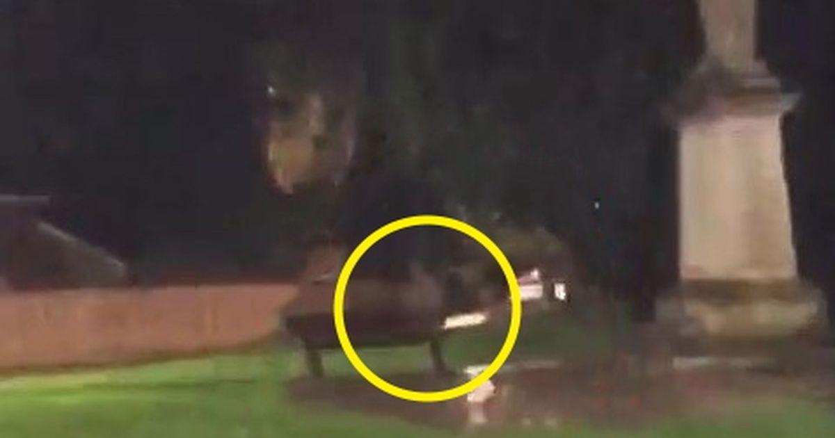 Man captures 'ghost of soldier' sat 'clear as day' on…