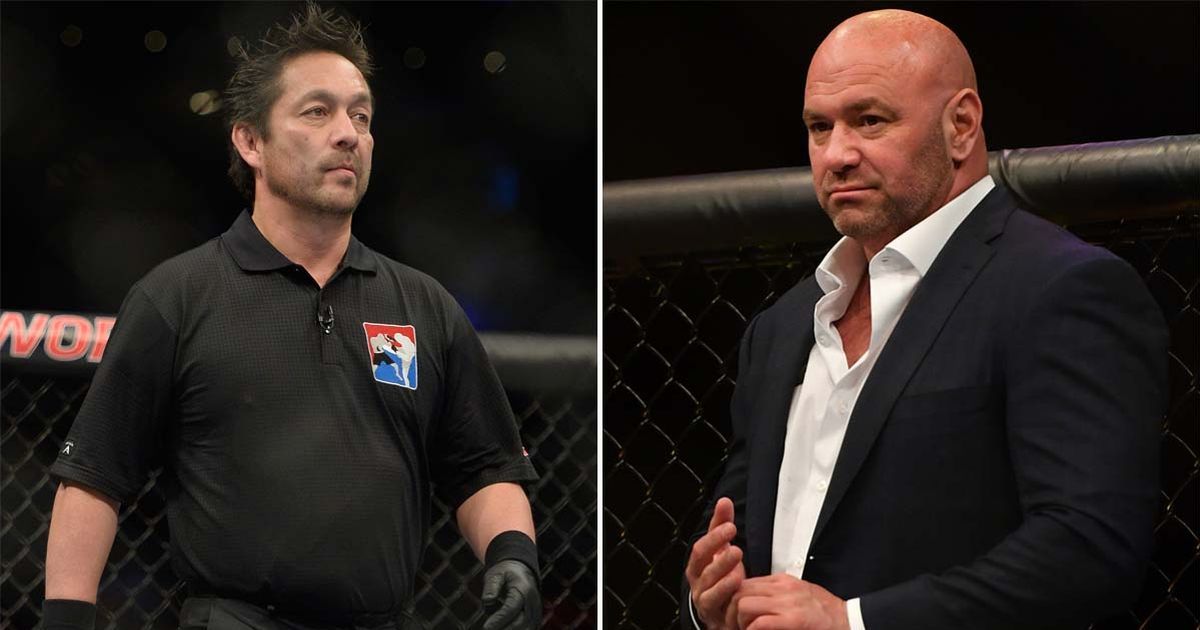 Controversial ex-UFC referee insists Dana White was…