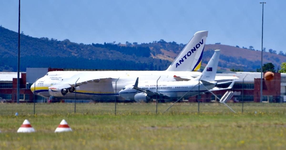 The reason a massive Ukrainian plane touched down in…