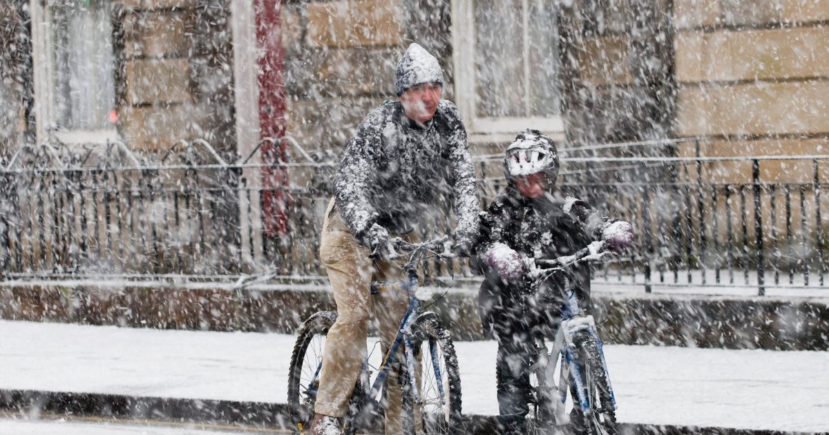 Edinburgh weather map shows exactly when snow will…