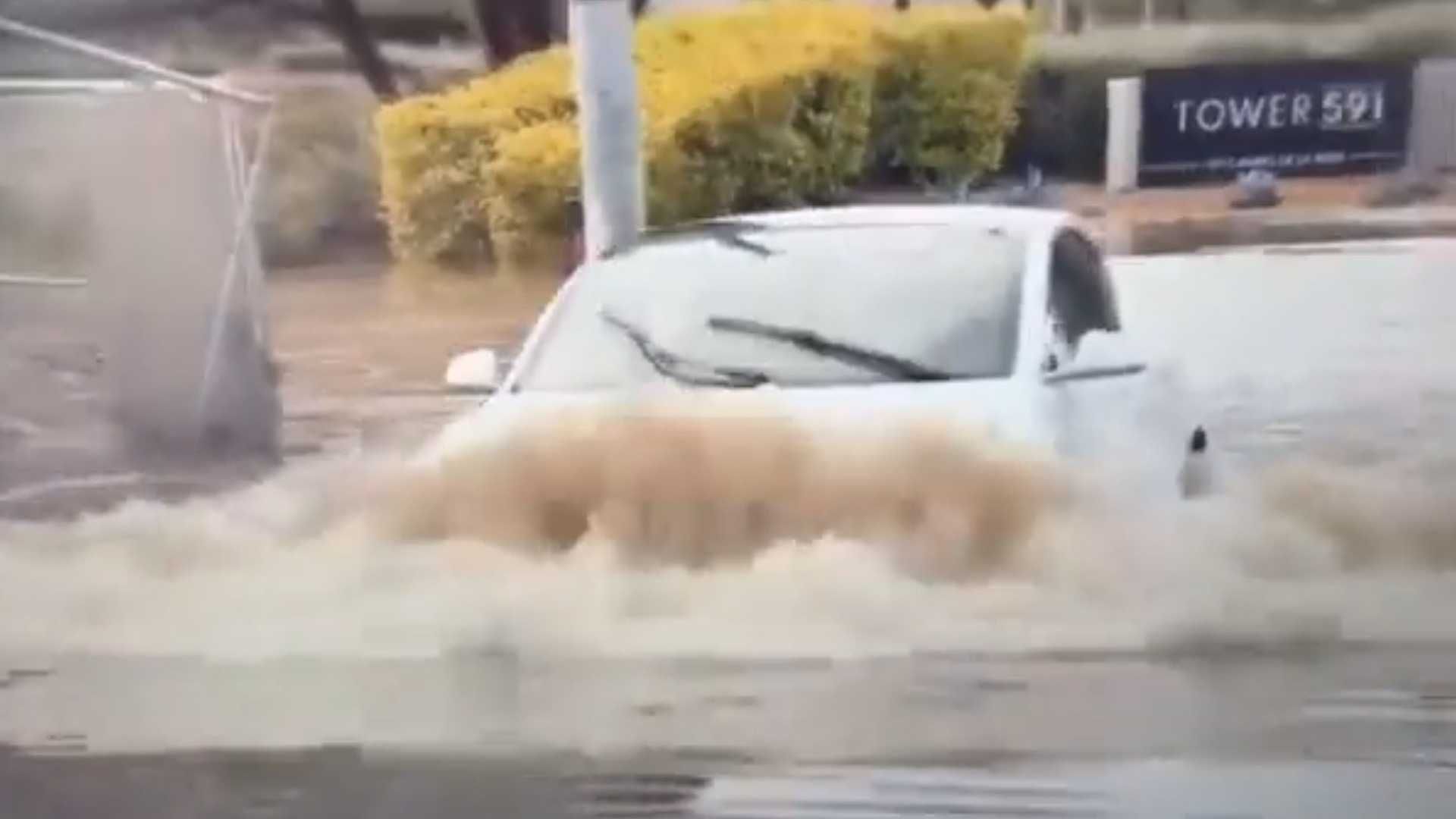 Watch Tesla Model 3 Attempt To Drive Through Deep Water