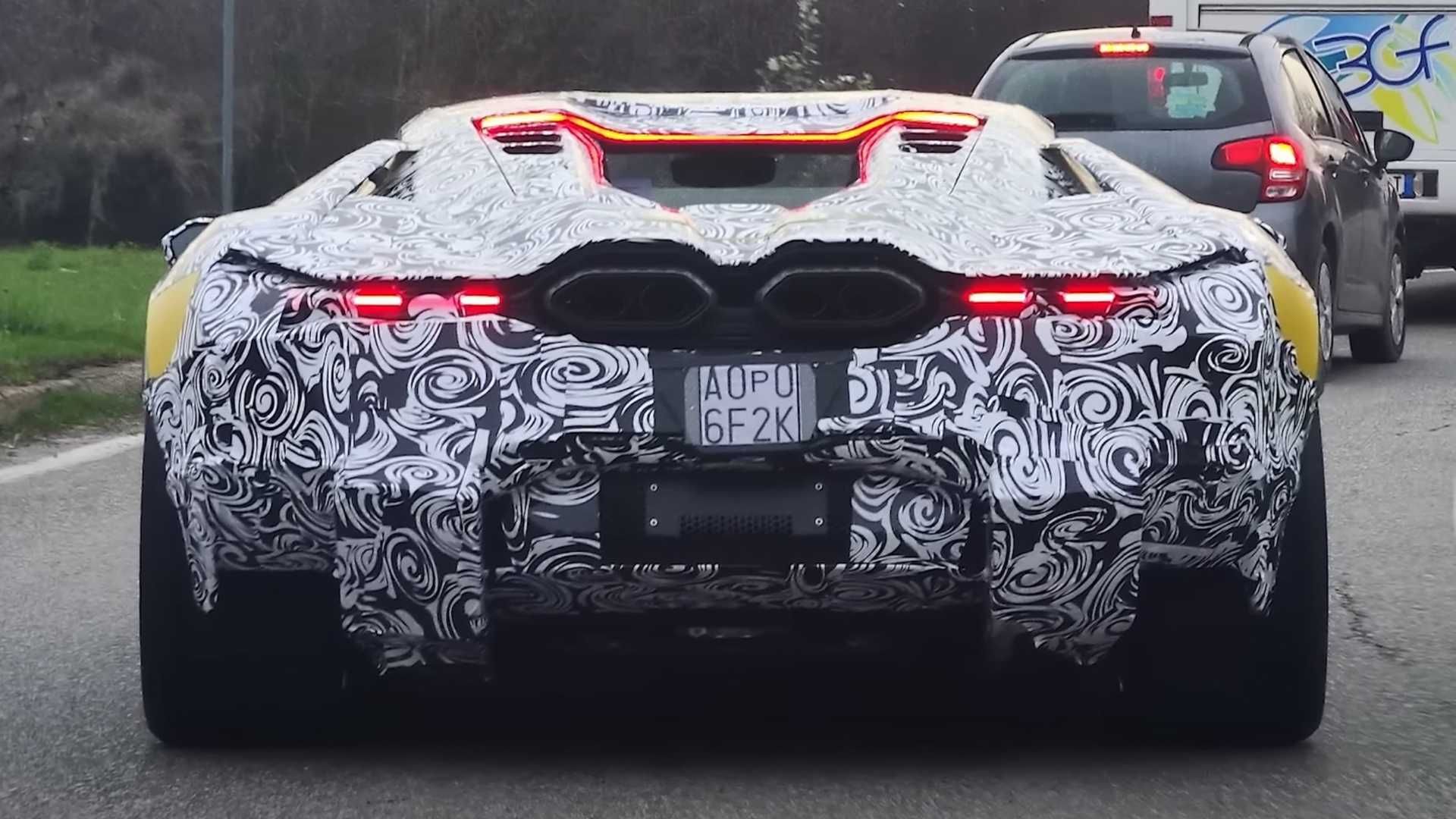 New Lamborghini V12 Supercar Shows Off Cool Third…