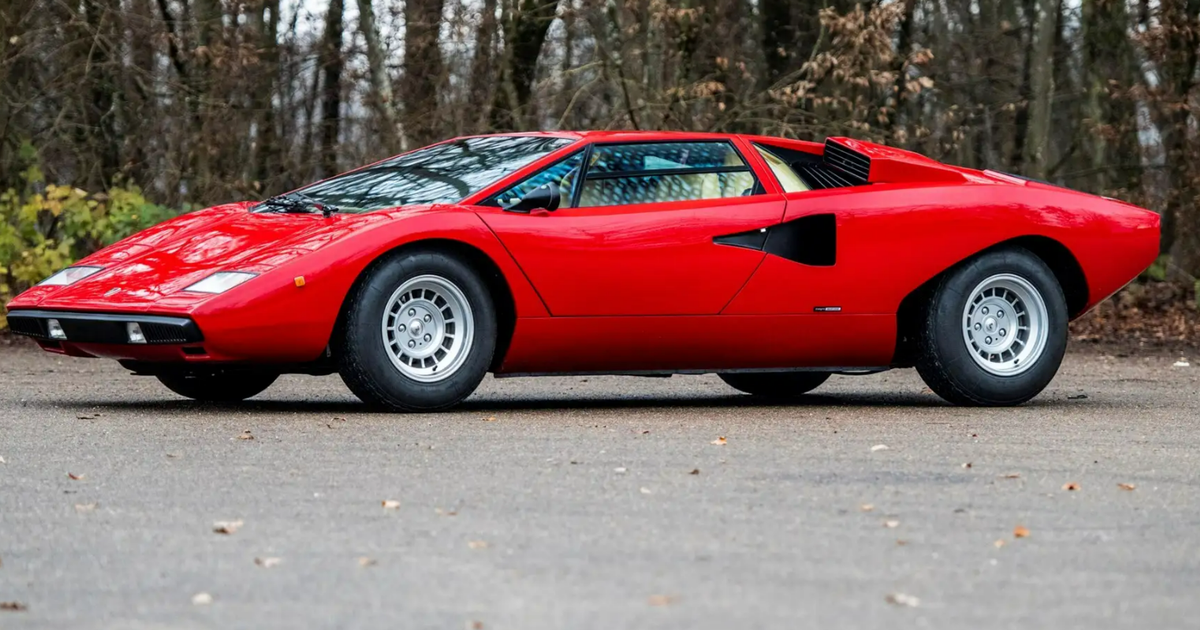 Rod Stewart's 1970s Lamborghini Countach set to…