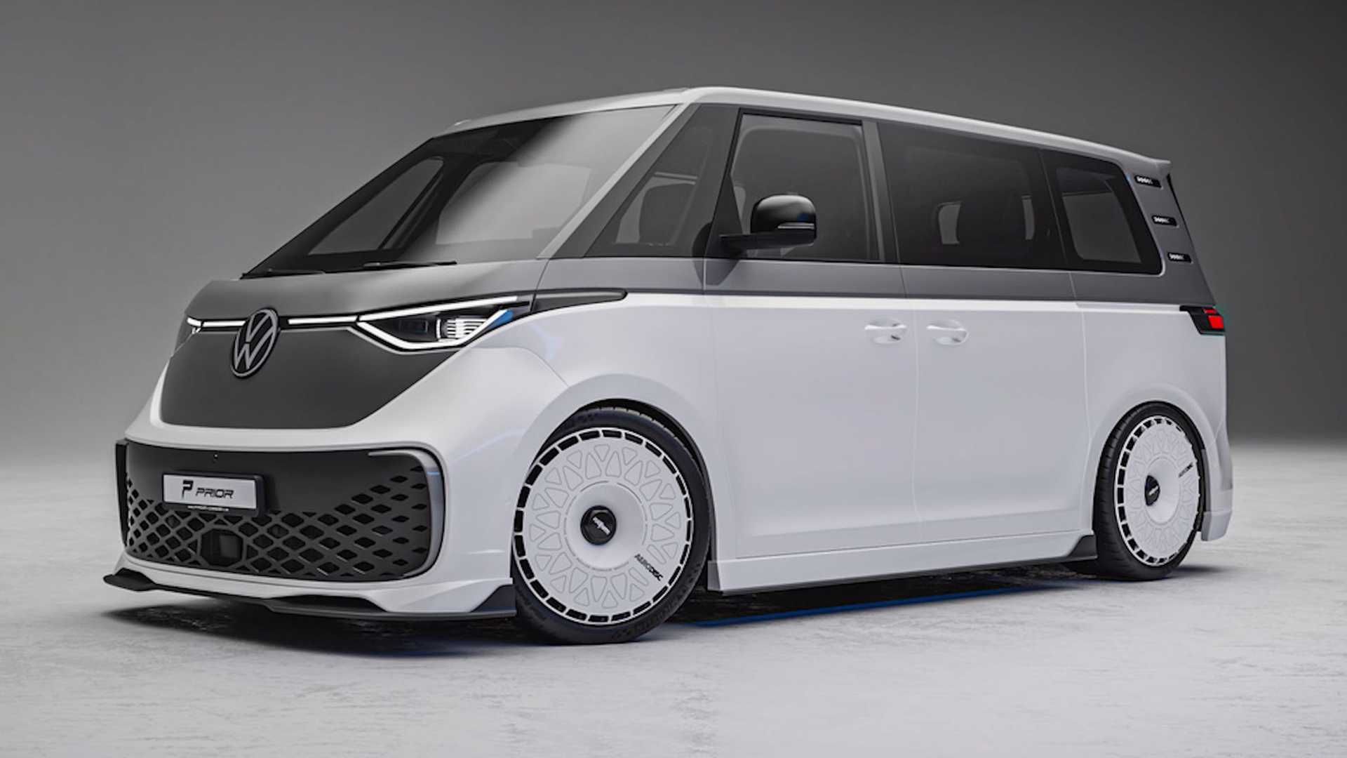 VW ID. Buzz Gets White Wheels, Subtle Body Kit In…