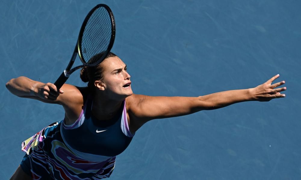 Aryna Sabalenka serves up a storm at Australian Open…