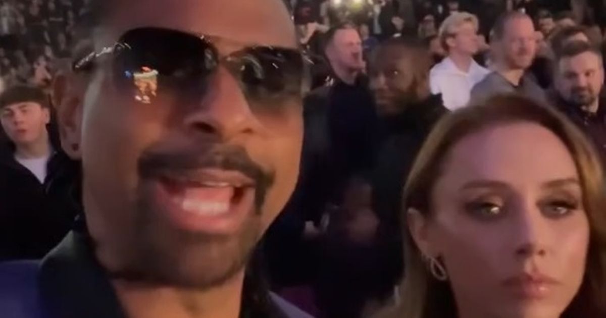 Una Healy reunites with David Haye after ‘throuple’…
