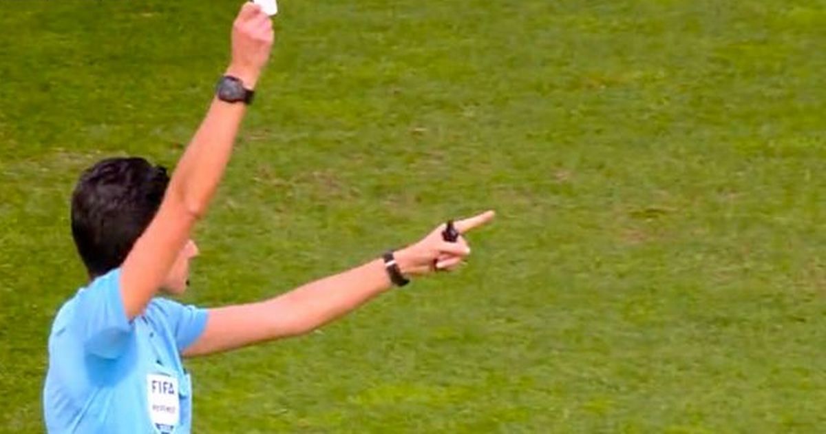 First ever white card shown in football match and…