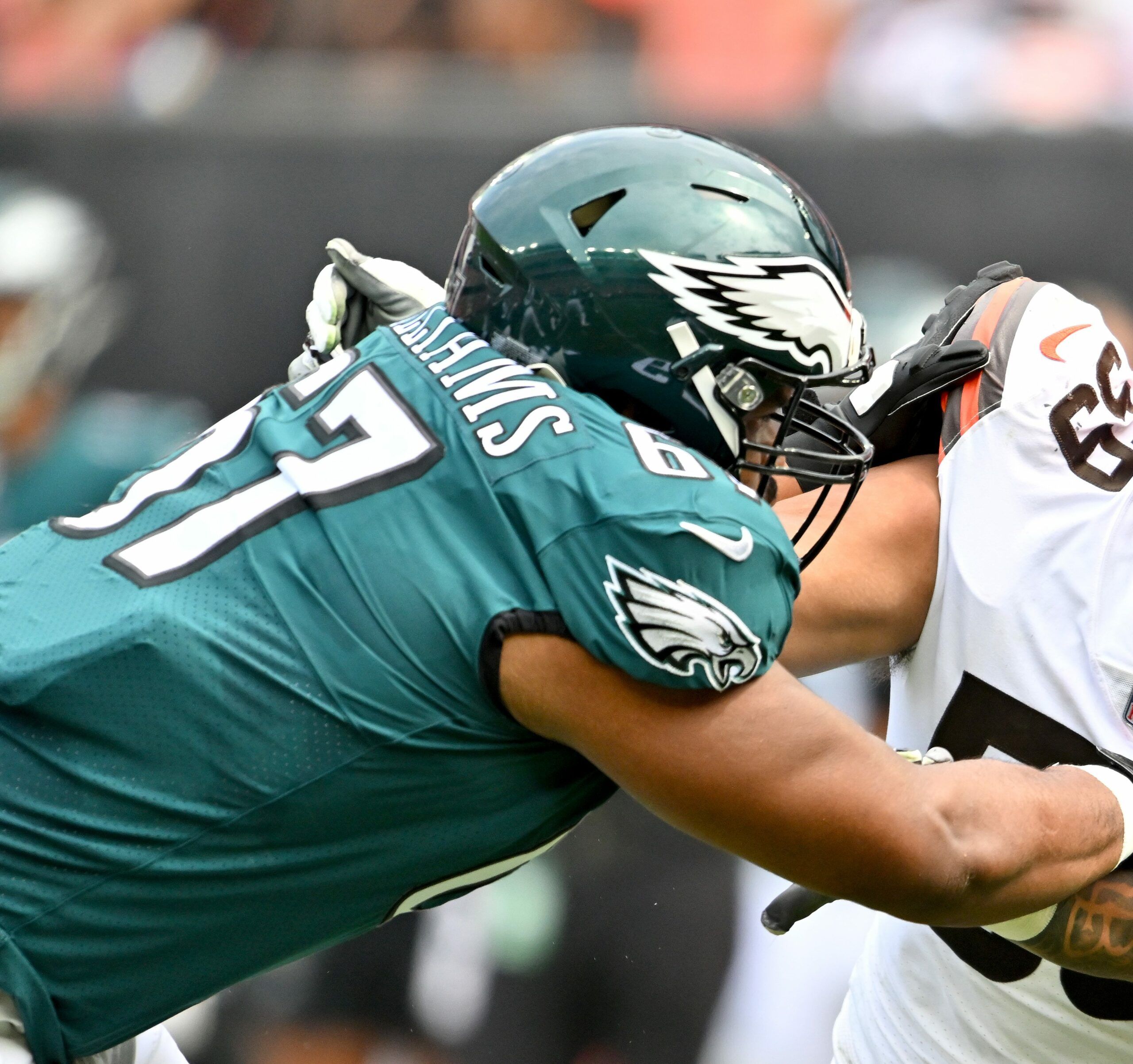 The Eagles sign ex-Lions OL Jarrid Williams to a…