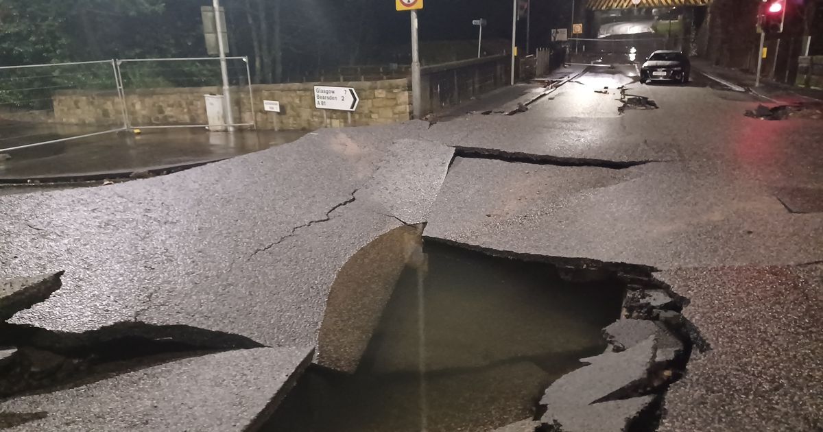 'Earthquake-like' damage after burst main lifts tarmac…