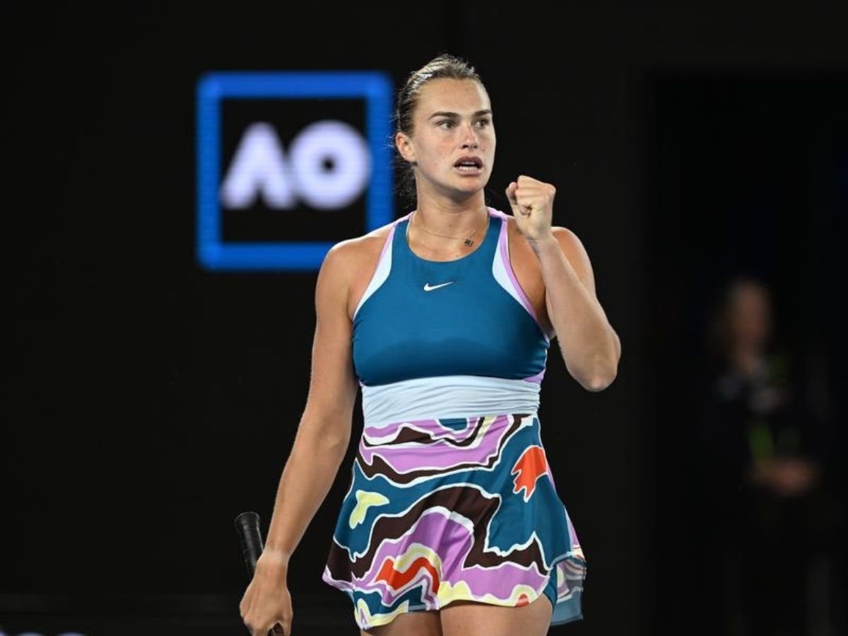 Sabalenka into first grand slam final