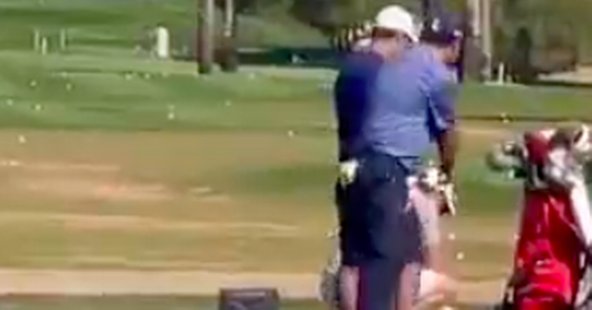 Patrick Reed and Rory McIlroy 'tee-gate' footage…