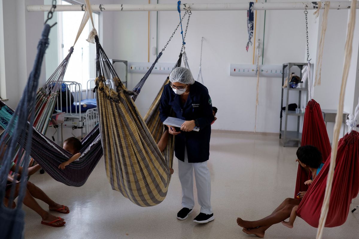 Dozens of Yanomami children hospitalized in northern…