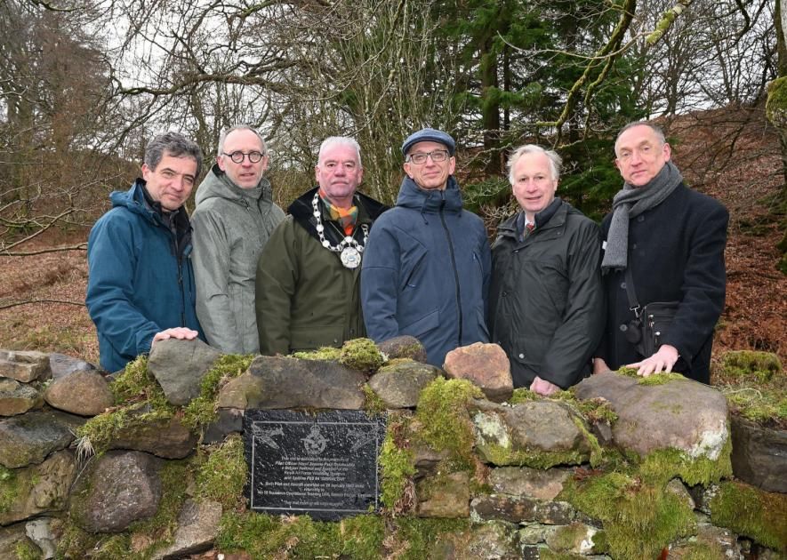 Memorial marks Belgian fighter pilot who crash-landed…