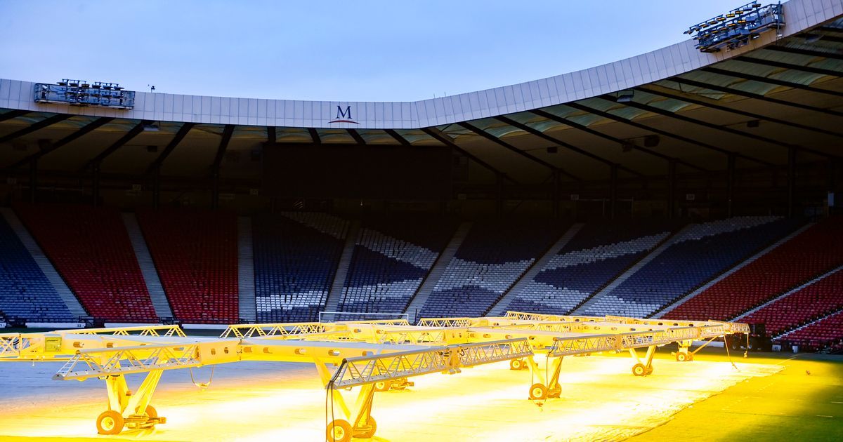 Inside Hampden pitch work ahead of Celtic vs Rangers…