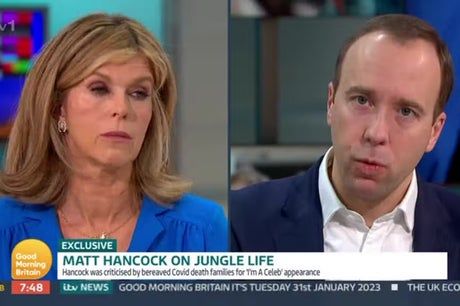 Kate Garraway confronts Matt Hancock over Covid…