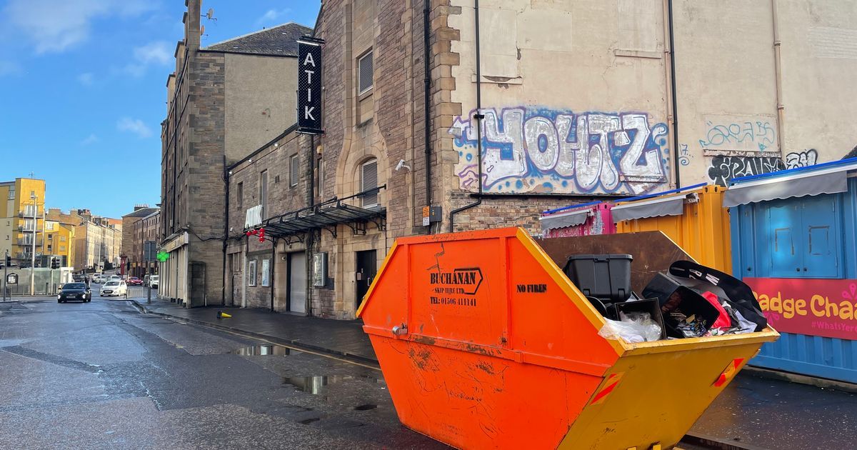 Edinburgh locals spot lost property dumped in skip…