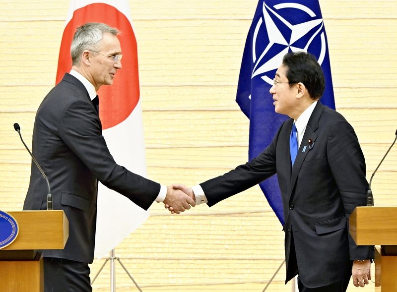 Japan, NATO building ties to counter threats