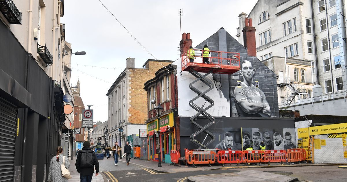 George North mural in Cardiff replaces much-loved…