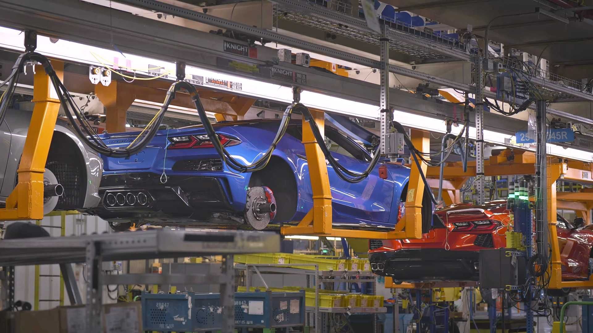 See Chevrolet Corvette C8 Get Built In Detailed…