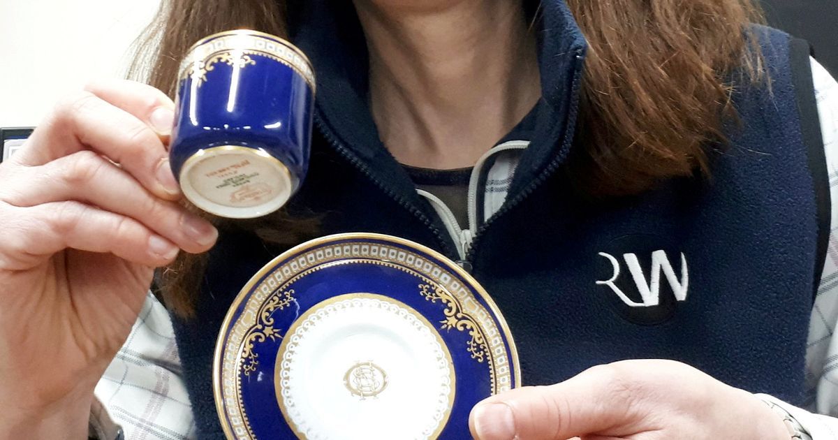 Chipped coffee cup with tragic Liverpool connection…