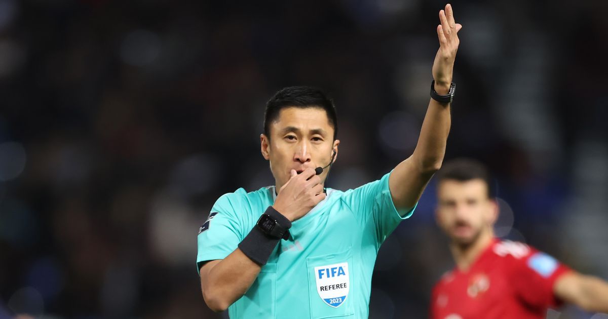 VAR history made as referee explains his decision to…