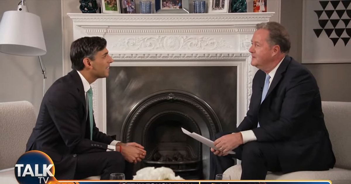 Piers Morgan criticised for giving Rishi Sunak an…