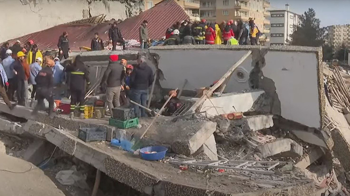 Watch live: Rescuers search rubble in Turkey as death…