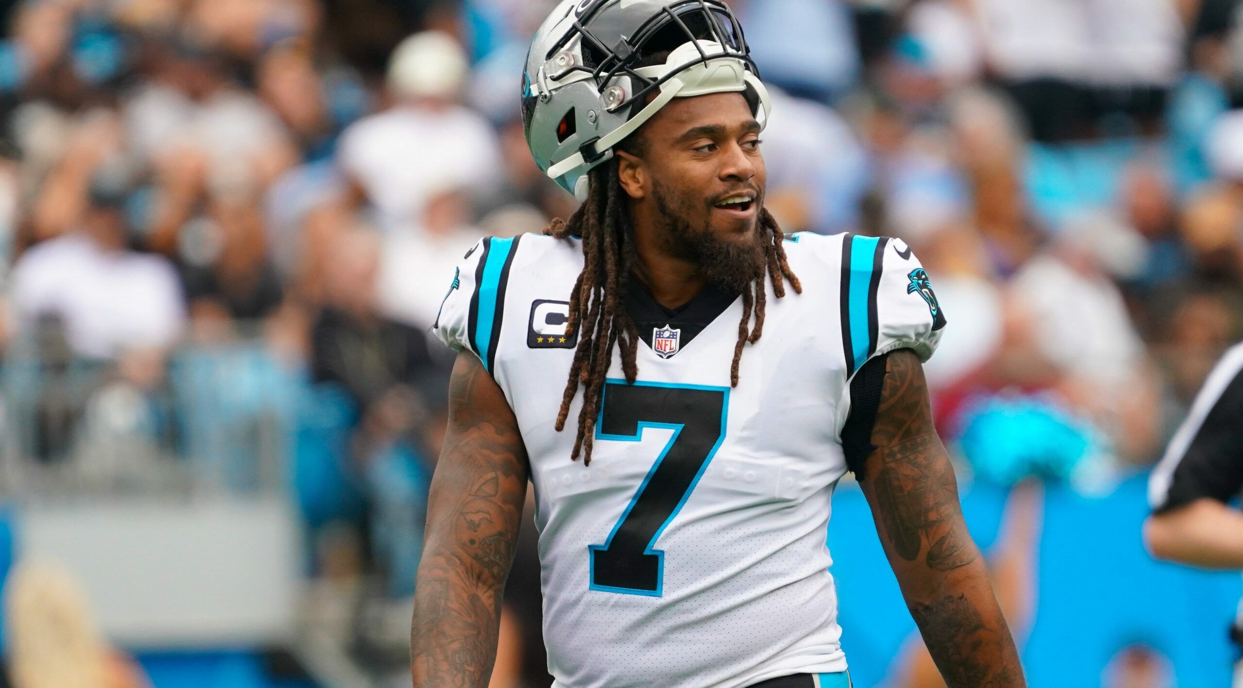 Panthers LB Shaq Thompson to fans who want him cut:…