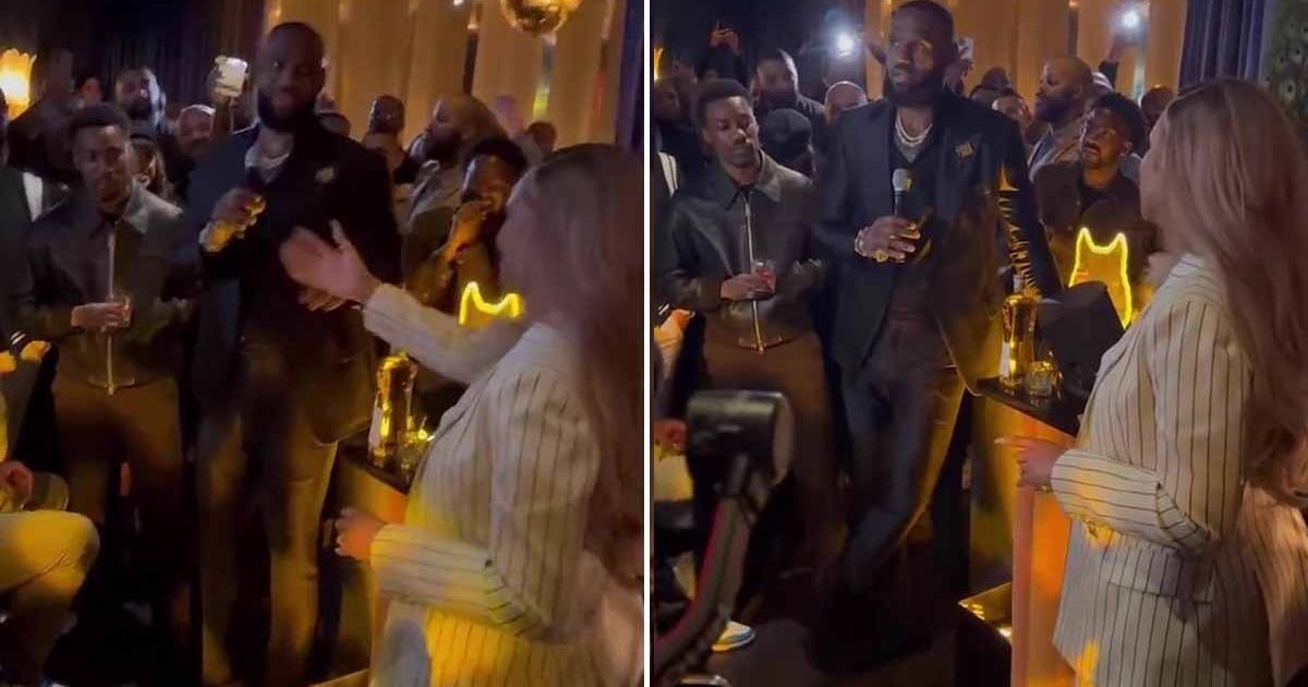 Inside LeBron James' celebration party as NBA 'GOAT'…