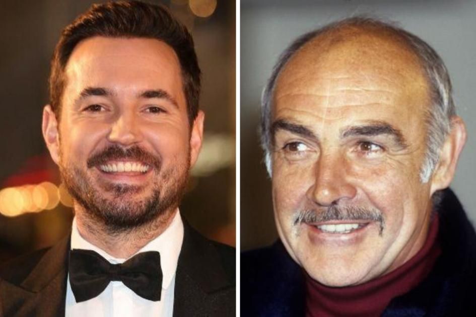 Martin Compston says Sean Connery swore at Michelin…