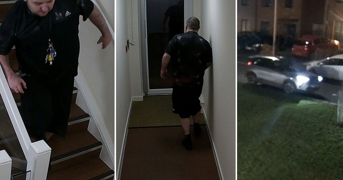 Sickening video footage shows drunk man staggering to…