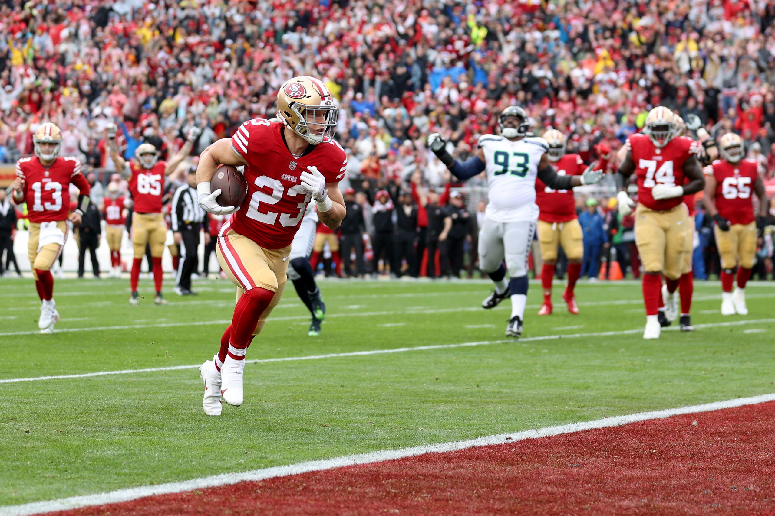 49ers RB Christian McCaffrey finishes 2nd in Comeback…