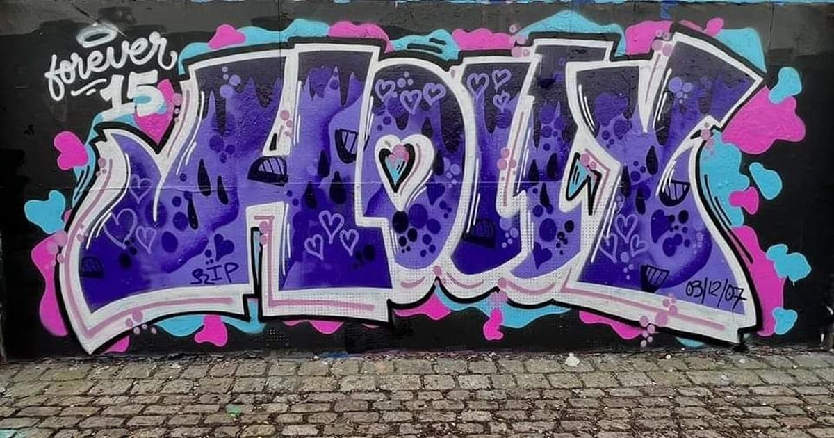 Geordie Graffiti artist who created murals for Holly…