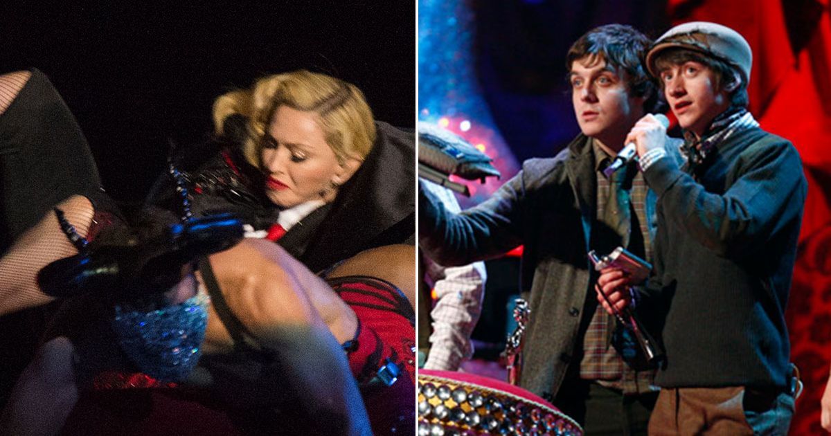 BRIT Awards most jaw-dropping moments - Madonna fall…