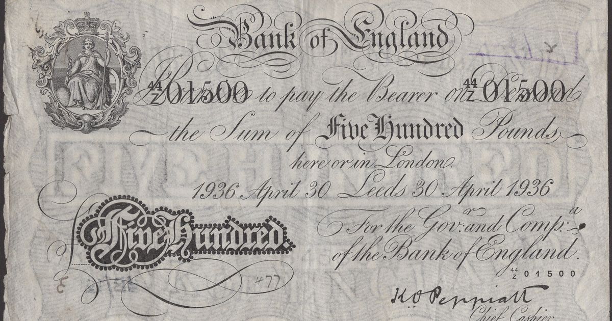 Rare banknote worth up to £20,000 to look out for