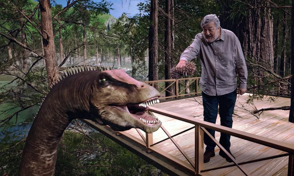 Dinosaur with Stephen Fry review – as enchanting as…