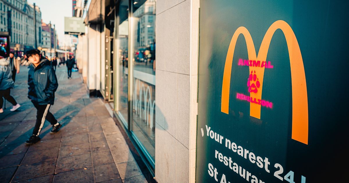 Animal protesters target McDonald's and Burger King in…