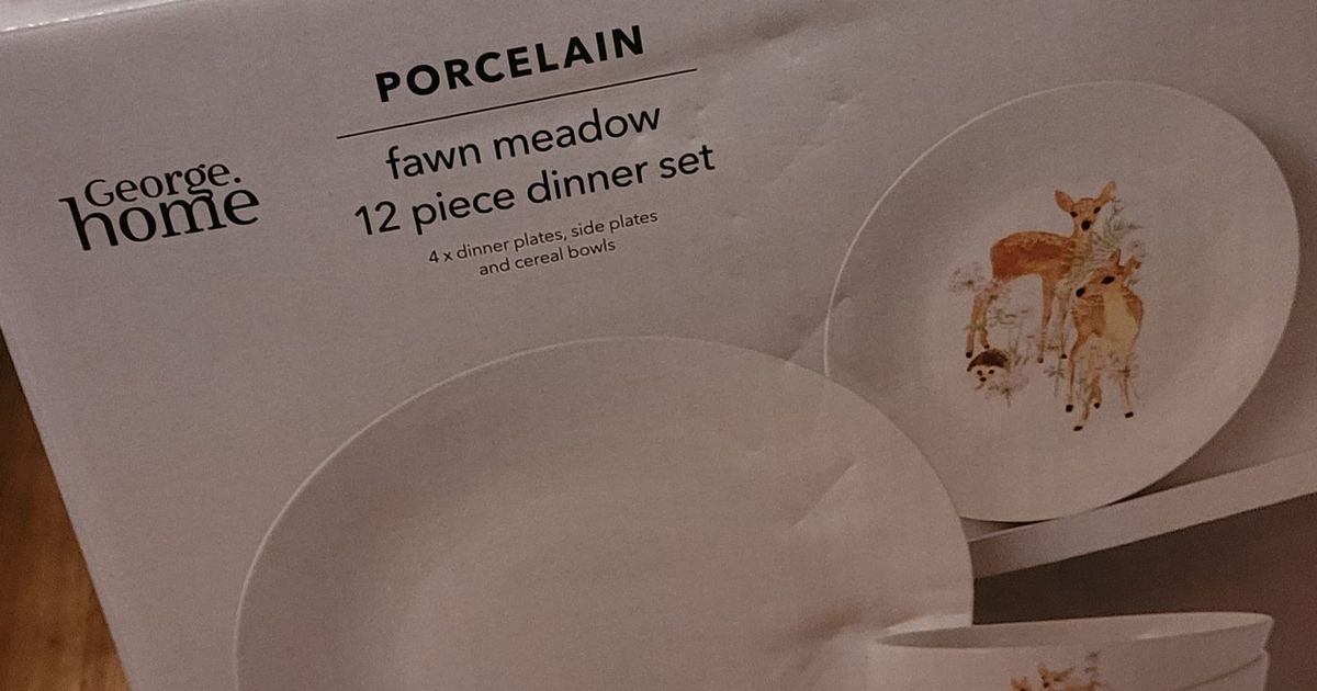 Asda shoppers rushing to buy 12-piece dinner sets…