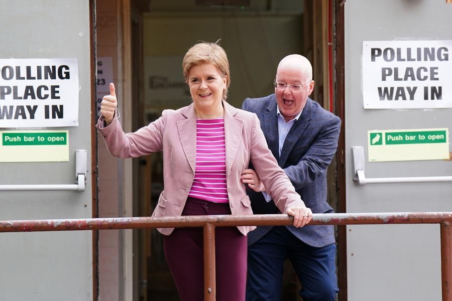 Nicola Sturgeon and Peter Murrell second on 'political…