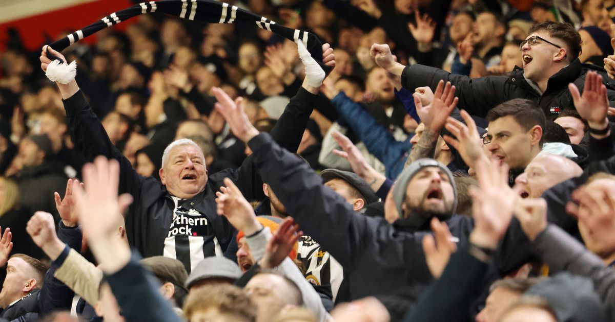 Driving to Wembley to watch Newcastle United? Map of…