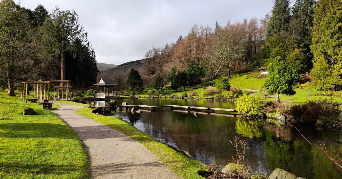 Japanese Garden on grounds of Scottish castle snapped…