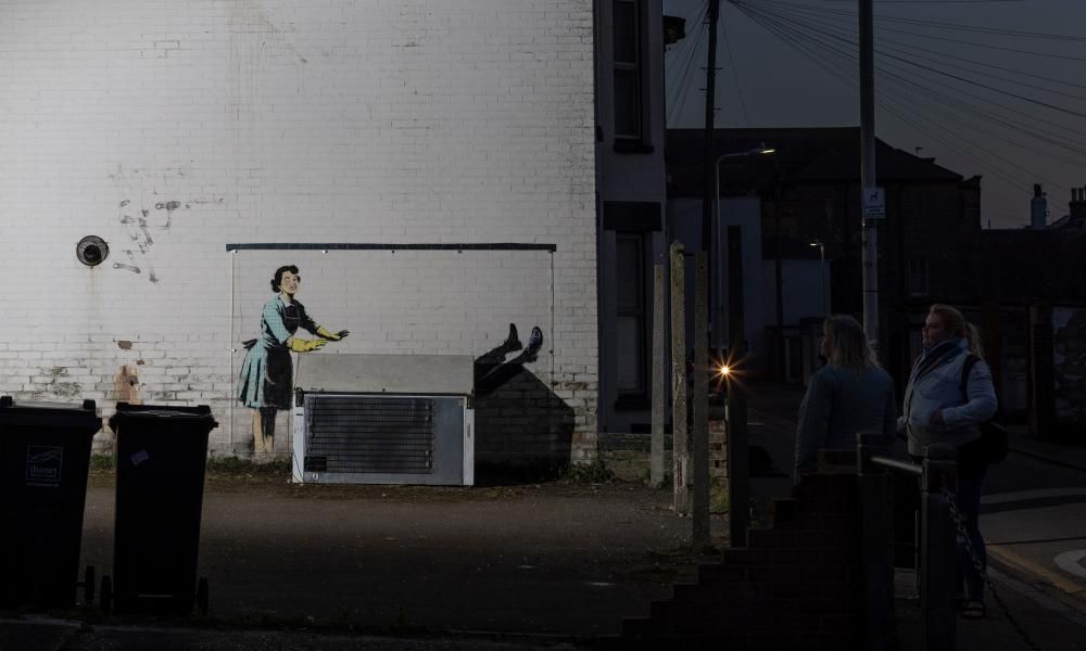 Kent council returns freezer to Banksy’s Valentine’s…
