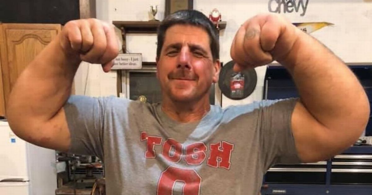 Real life Popeye 'scares strangers' who spot his…