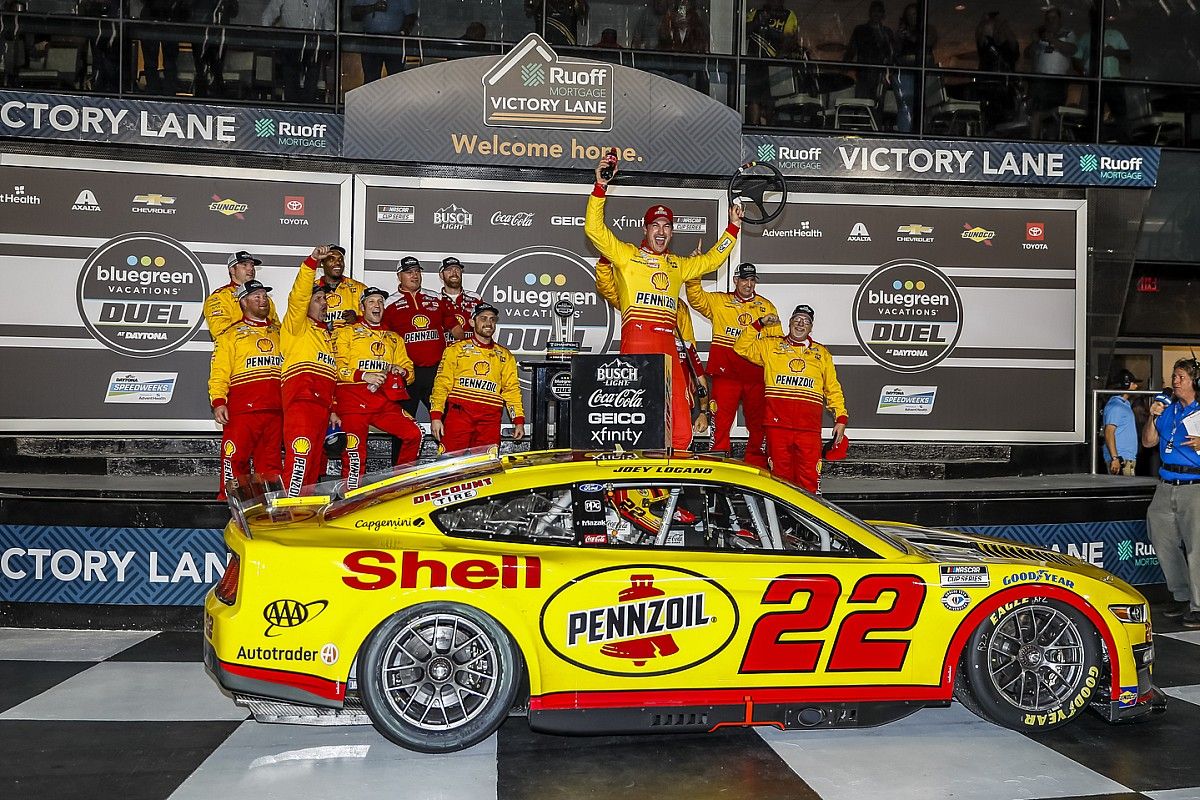 Logano wins NASCAR Duel 1; Zane Smith makes Daytona…