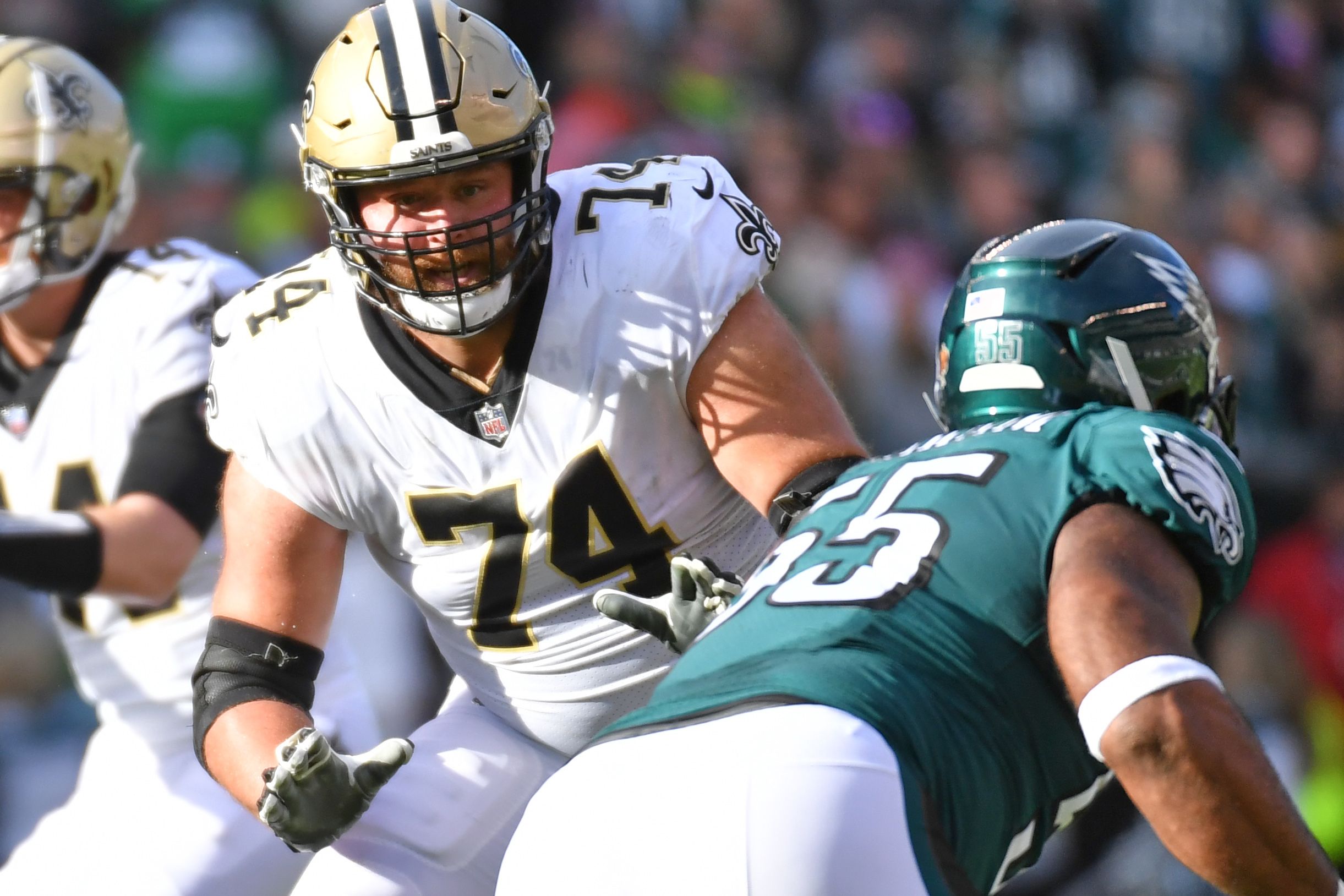 Saints LT James Hurst talks toughest opponents, nearly…