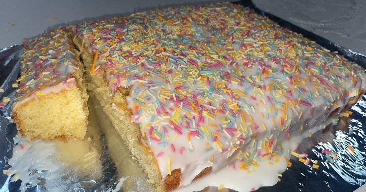 I made the classic school cake and it brought back so…