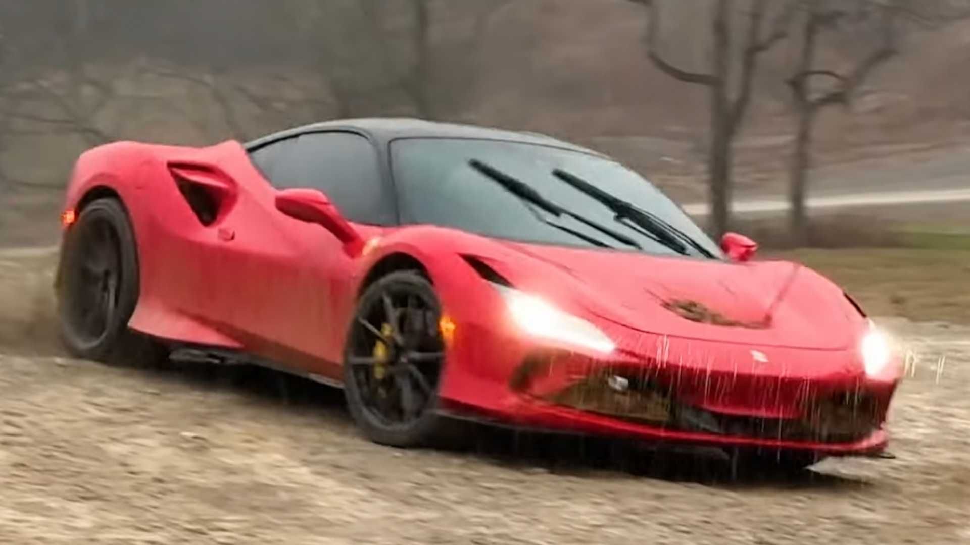 Ferrari F8 Tributo Used As Rally Car Doesn't Mind…