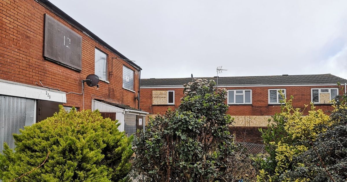 Houses boarded up as work begins to demolish Cardiff…