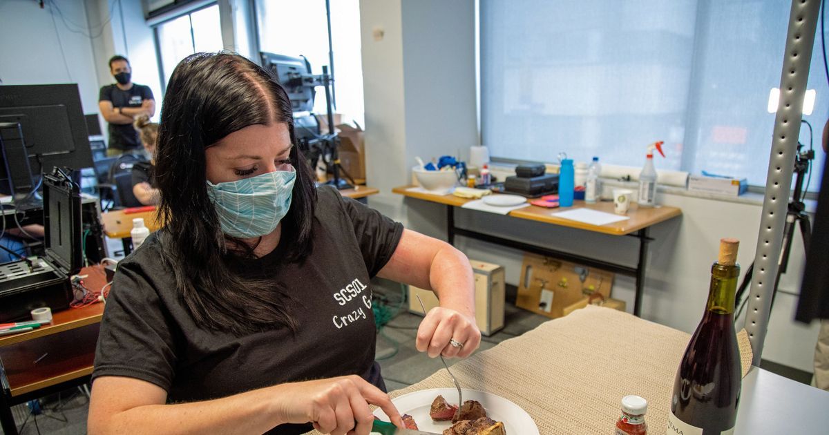 Woman partially paralysed by stroke moves arm for the…